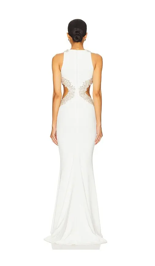 BRONX BANCO Camila Rhinestone Gown