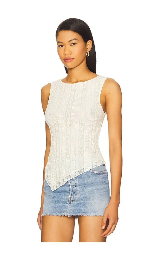 MORE TO COME Palima Top - Cream