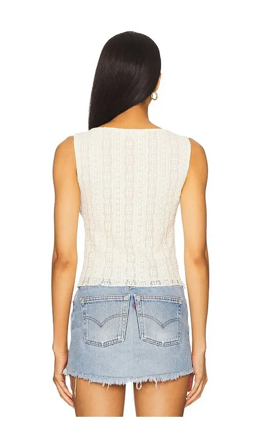 MORE TO COME Palima Top - Cream