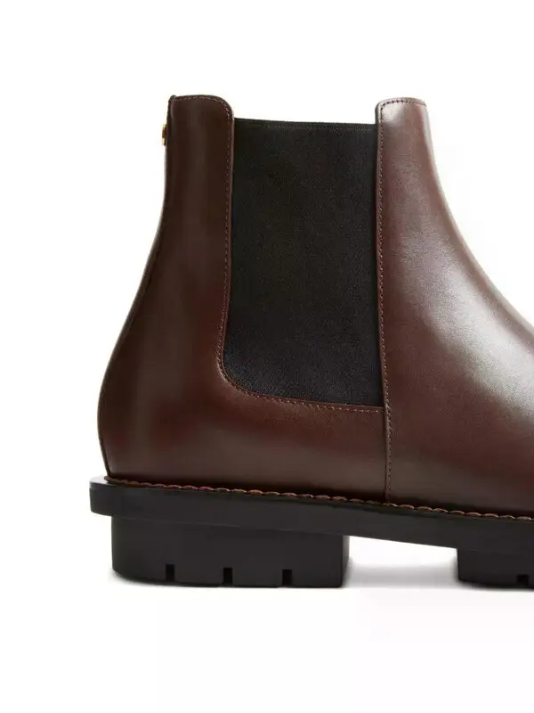Valentino Garavani Round Toe Chelsea Boots - Brown
