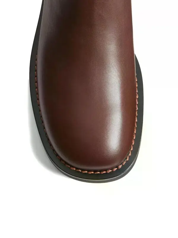 Valentino Garavani Round Toe Chelsea Boots - Brown