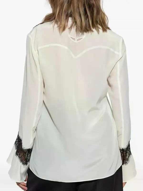 Zadig&Voltaire Lace Trimmed Blouse