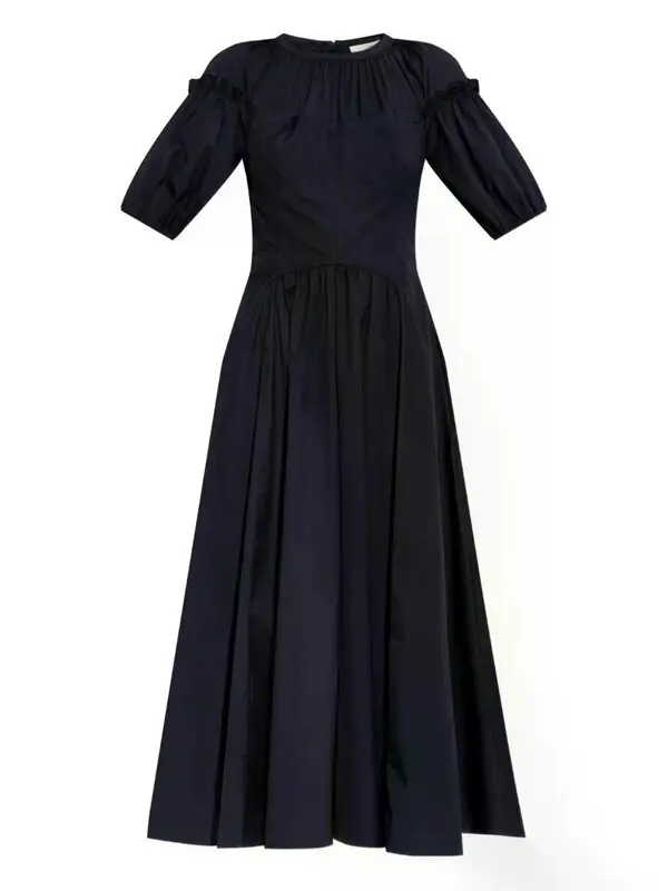 Ulla Johnson Puff-sleeve Midi Dress - Blue
