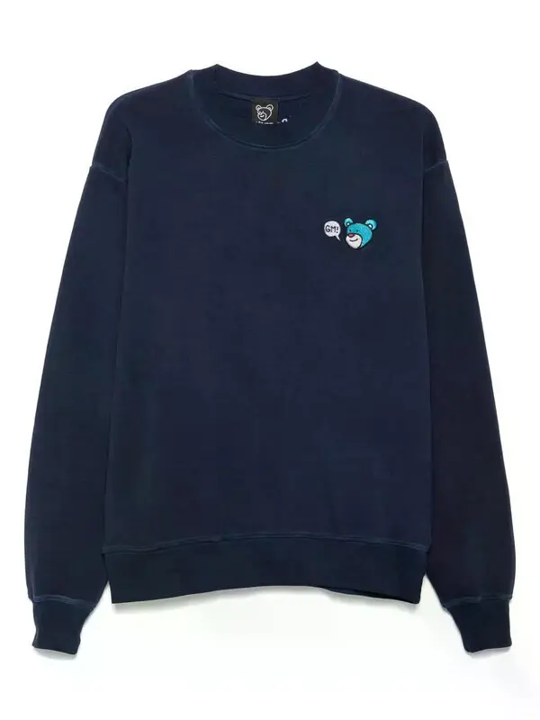 INBETWEENERS Embroidered Crewneck Sweatshirt - Blue