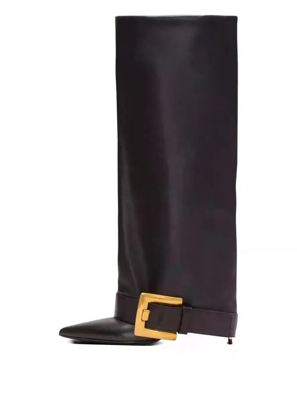 Balmain Anthem Knee-high Stiletto Boots