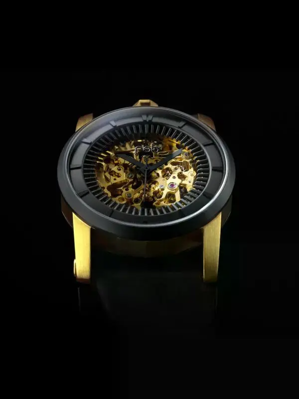 FOB PARIS Automatic Skeleton Dial Watch
