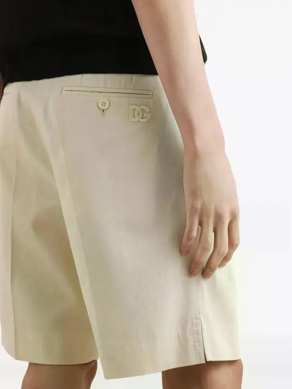 Dolce & Gabbana Cotton Gabardine Bermuda Shorts