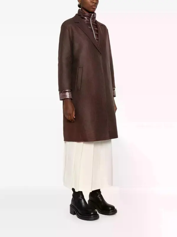 Herno Double-layered Coat - Brown