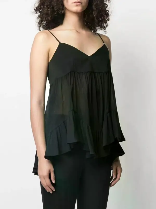 Alexander McQueen Seersucker Camisole