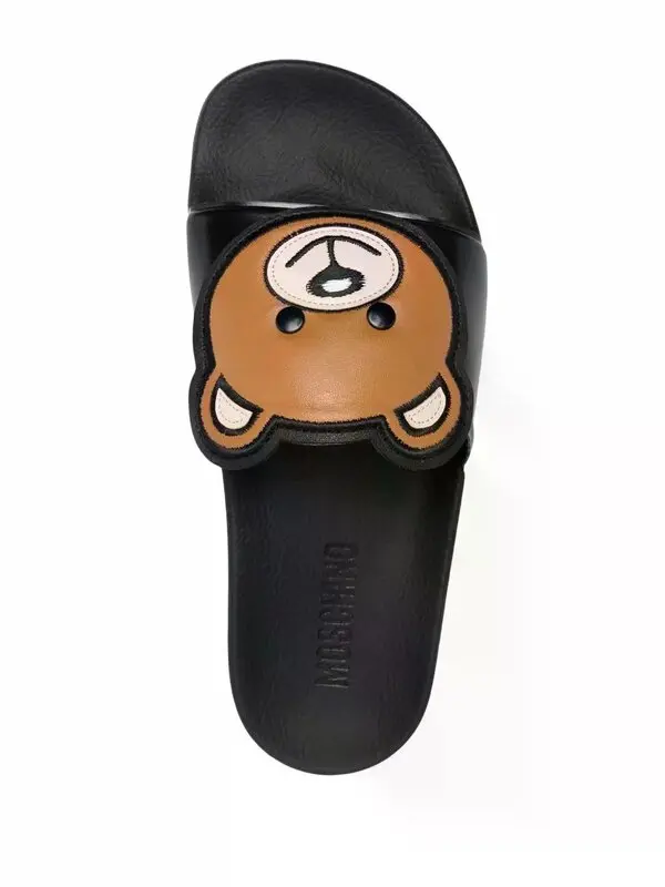Moschino Teddy Bear Motif Slides