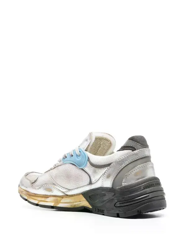 GOLDEN GOOSE Running Dad Sneakers - Silver