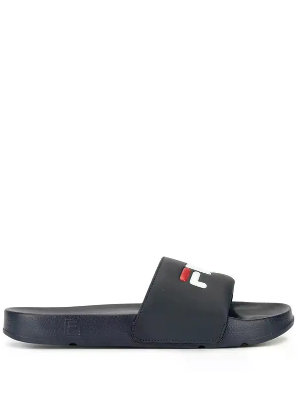 FILA Logo Pool Slides - Blue