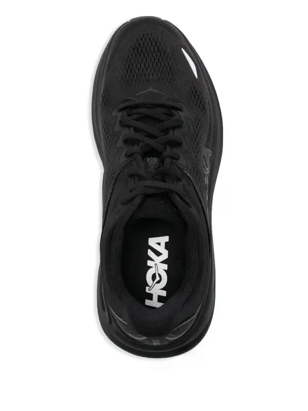 HOKA® Bondi Lace-up Sneakers - Black