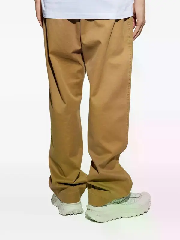 Moncler Cotton-blend Straight-leg Trousers