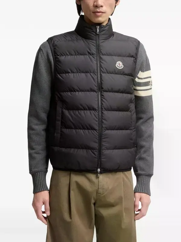 Moncler Contrin Down Vest - Black