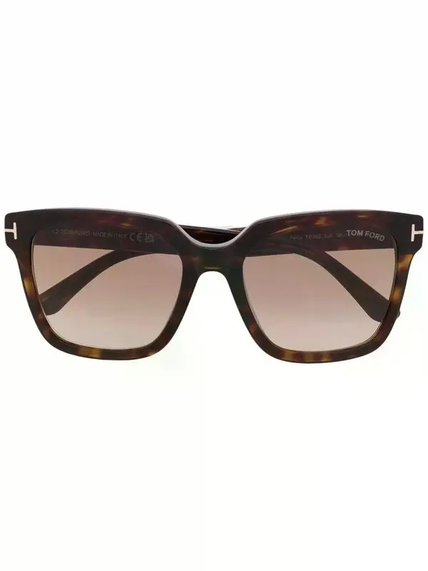 TOM FORD Tortoiseshell-frame Sunglasses - Brown