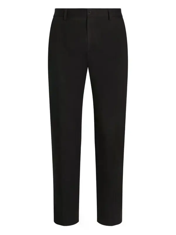 Dolce & Gabbana Tailored Gabardine Trousers - Black
