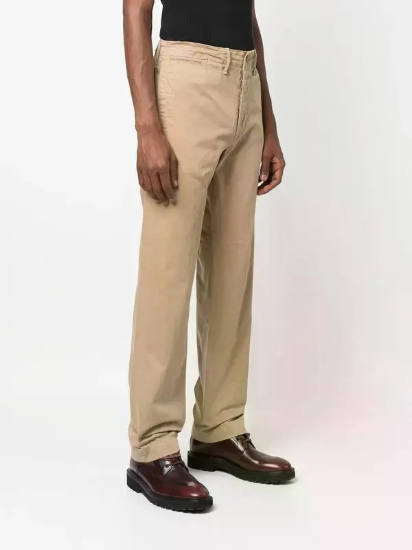 Ralph Lauren Twill Straight-leg Trousers - Neutrals