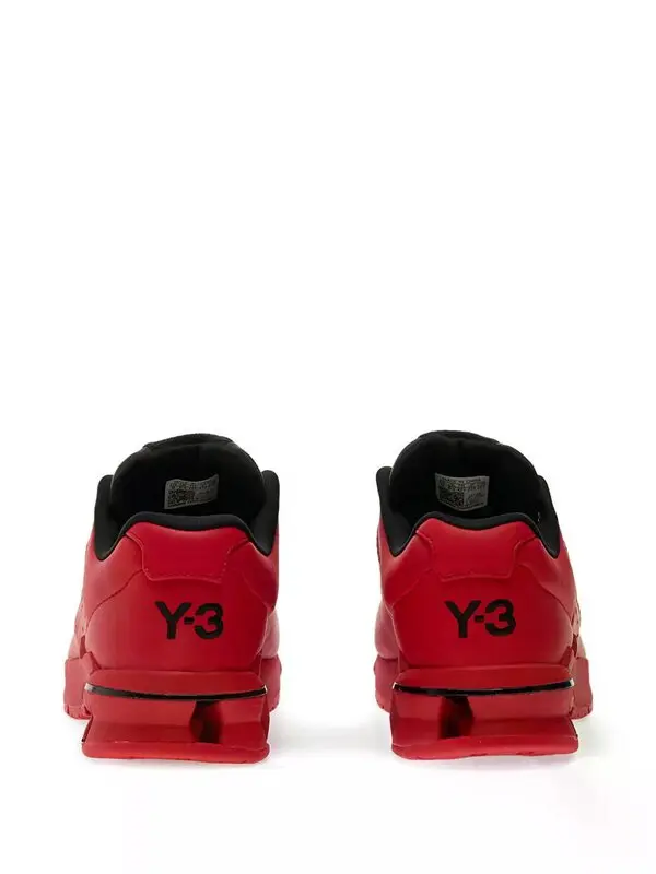 Y3 Scarlet Lace-up Control Sneakers - Red