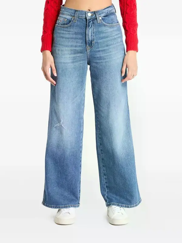 Tommy Hilfiger Claire High-rise Wide-leg Jeans - Blue