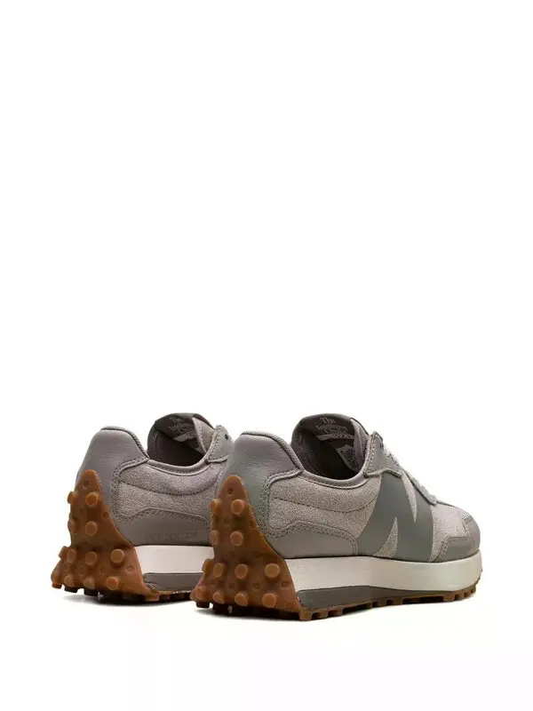 NEW BALANCE 327 Lace-up Padded Sneakers - Brown