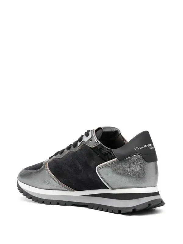 Philippe Model Trpx Leather Low-top Sneakers - Grey