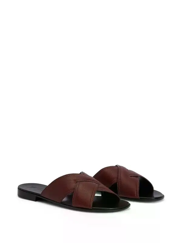 GIUSEPPE ZANOTTI Flavio Crossover Strap Sandals