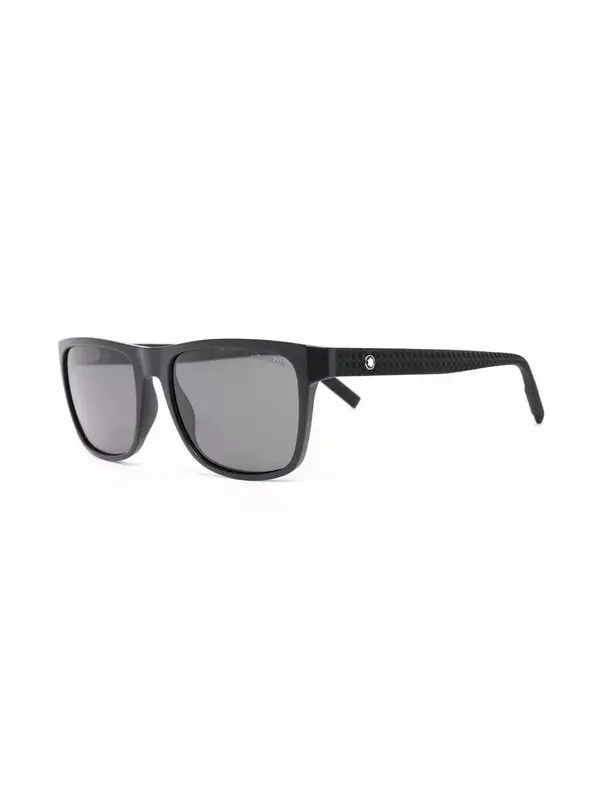 Montblanc Logo Square Tinted Sunglasses