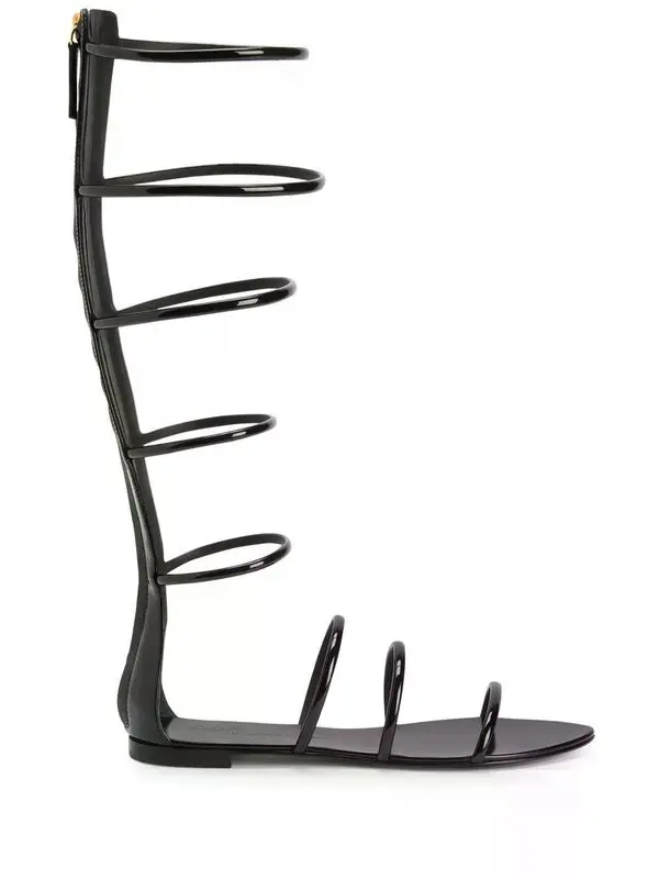 GIUSEPPE ZANOTTI Super Intrigo Gladiator Sandals - Black