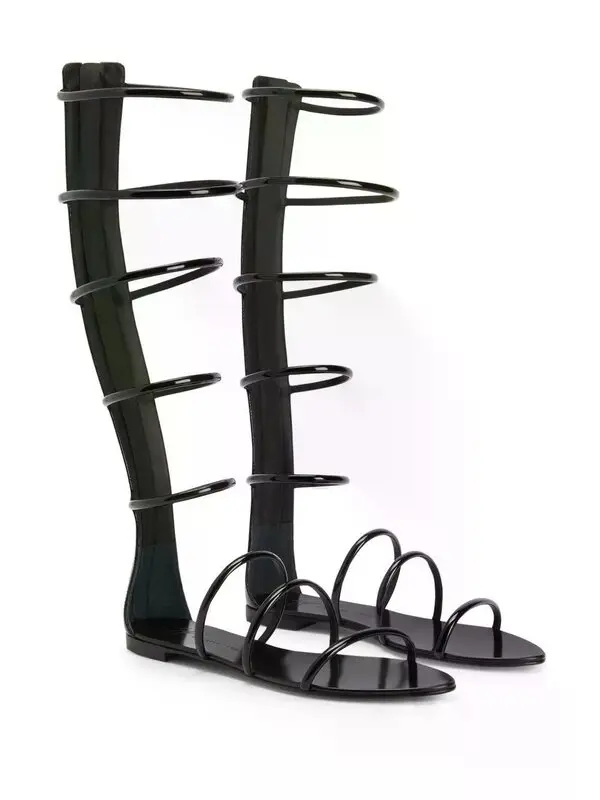 GIUSEPPE ZANOTTI Super Intrigo Gladiator Sandals - Black