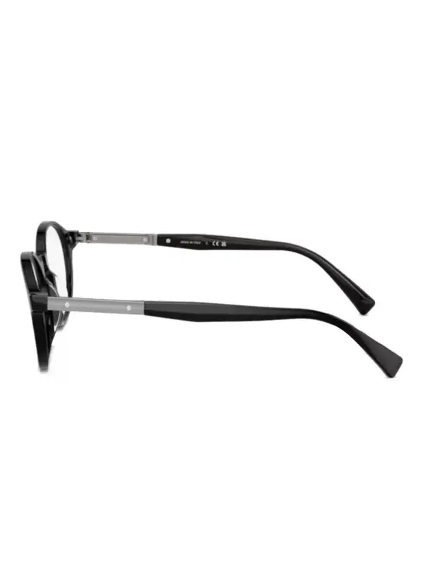 Brunello Cucinelli Round Frame Eyeglasses - Black