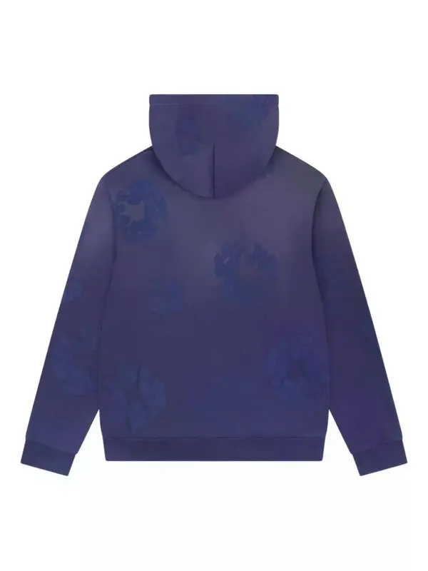 DENIM TEARS Mono Cotton Wreath Hoodie - Blue