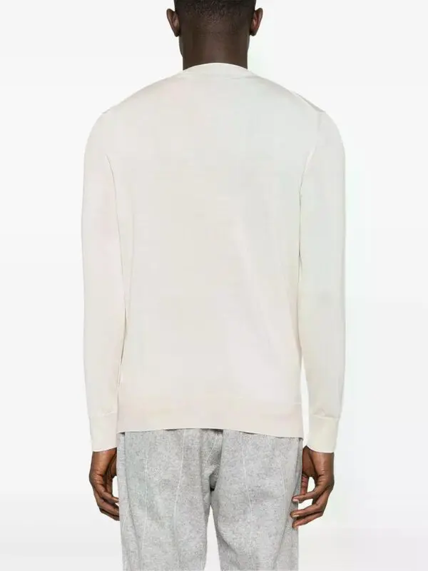 Eleventy Knitted Jumper - Neutrals