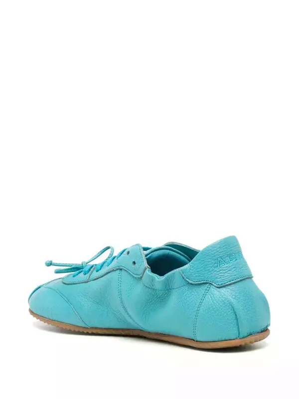 ABRA Leather Lace-up Sneakers - Blue