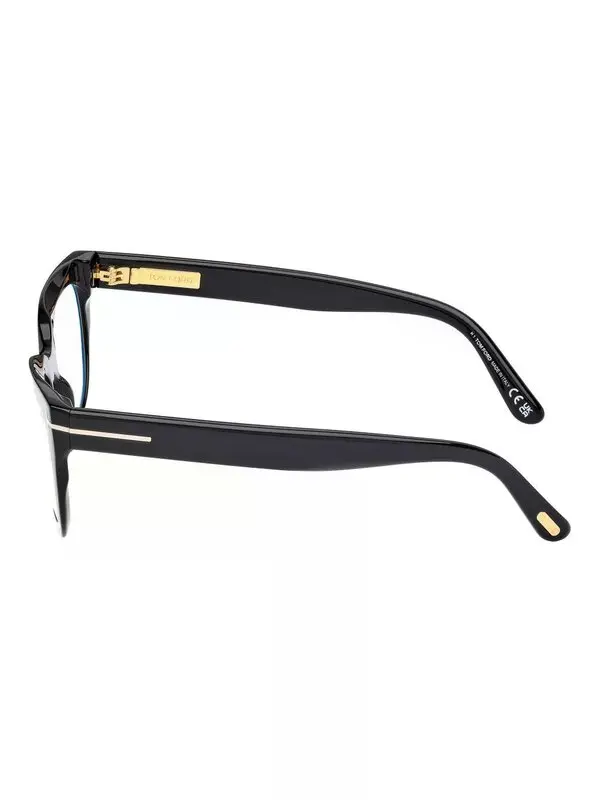 TOM FORD Cat Eye Optical Glasses With Gold Tone Detailing