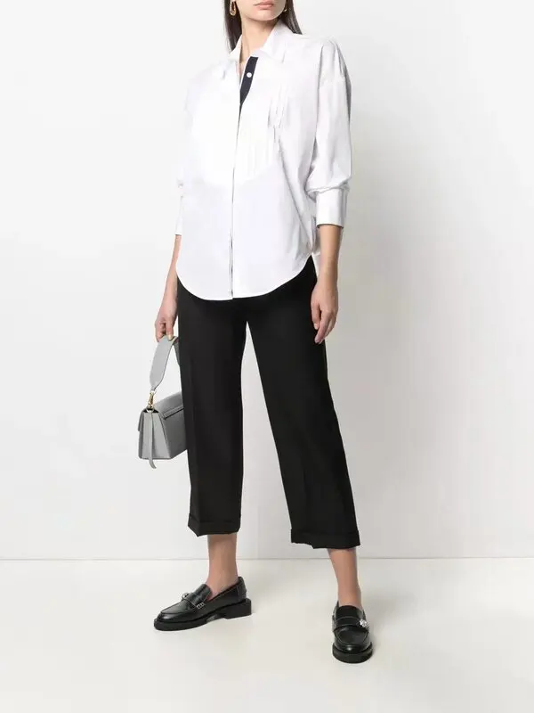 Lorena Antoniazzi Cotton Ribbed Shirt