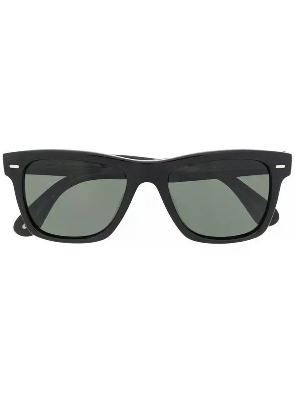 Oliver Spencer Olive Square-frame Sunglasses - Black
