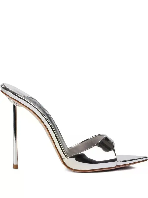 LE SILLA 80mm Metallic Stiletto Heel Sandals