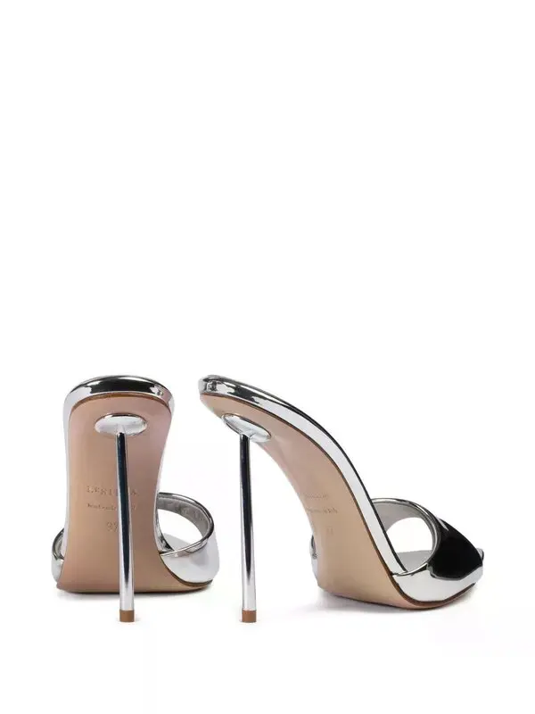 LE SILLA 80mm Metallic Stiletto Heel Sandals