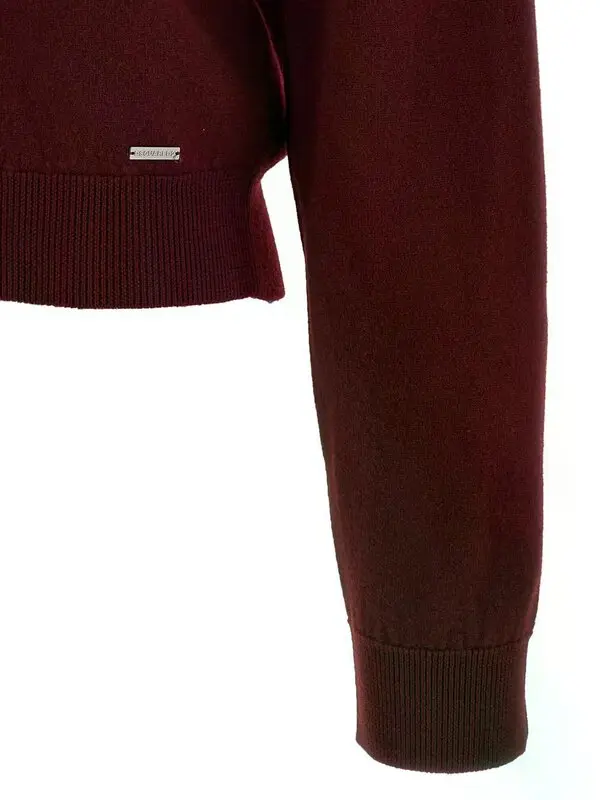 Dsquared2 V-neck Jumper With Ribbed Hem