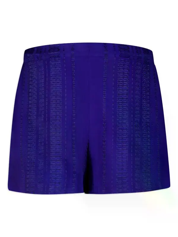 Zeus+dione Paxi Textured Drawstring-waist Shorts