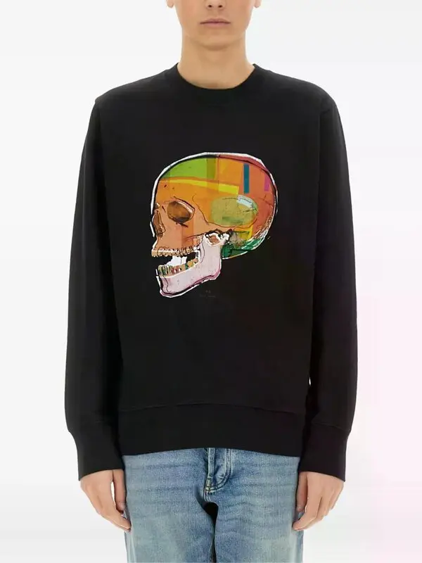 Paul Smith Skull-print Relaxed Fit Sweatshirt