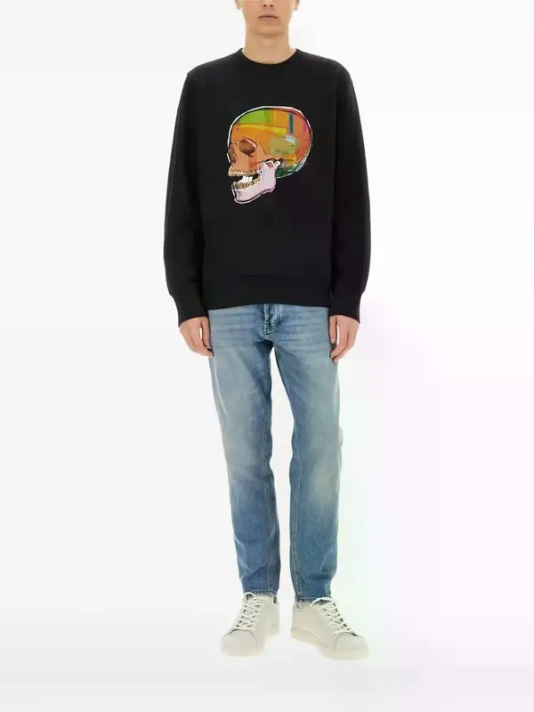 Paul Smith Skull-print Relaxed Fit Sweatshirt