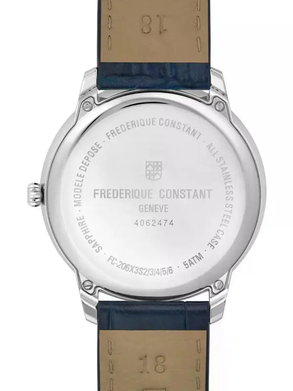 FREDERIQUE CONSTANT Classics Moneta Moonphase Watch - Blue