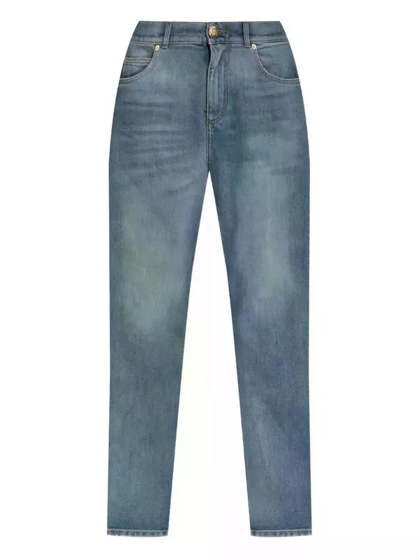 Balmain Five-pocket Whiskering Effect Jeans