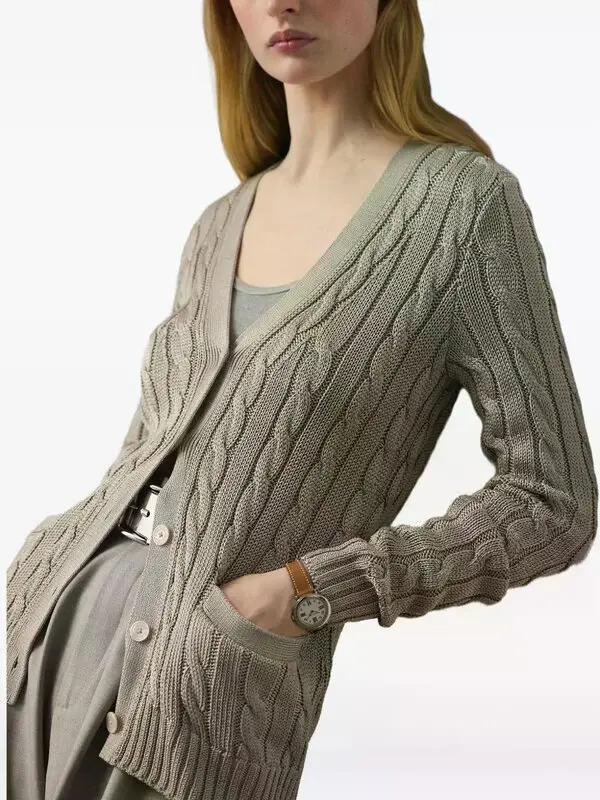 Ralph Lauren Cable-knit V-neck Cardigan