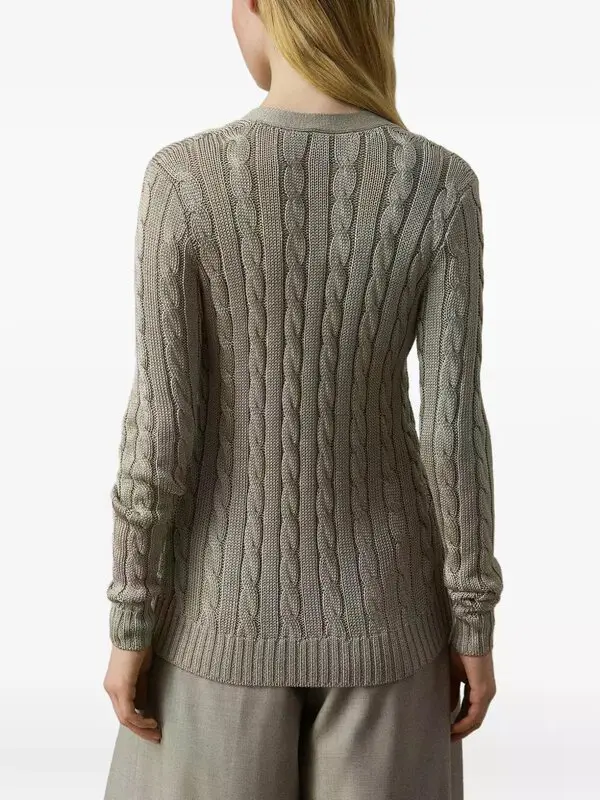 Ralph Lauren Cable-knit V-neck Cardigan
