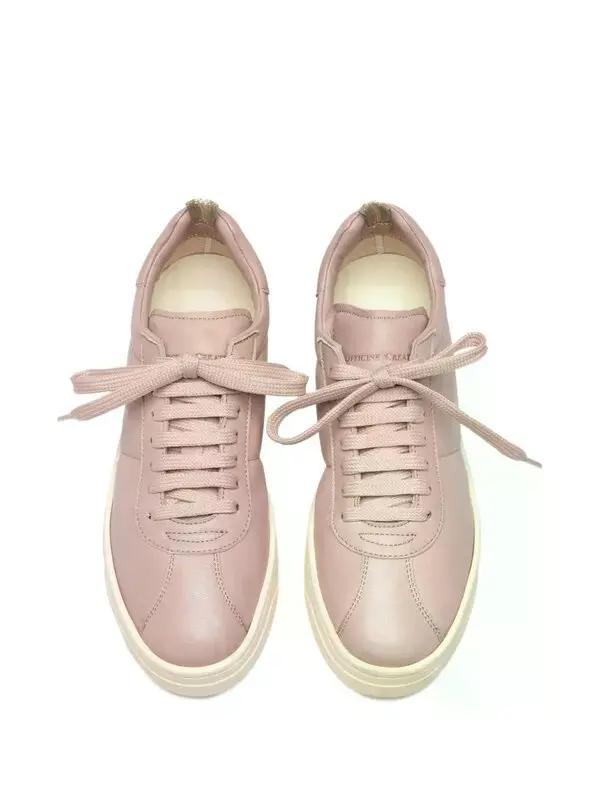 Officine Creative Karma Low-top Leather Trainers - Pink