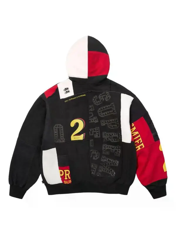 Supreme Patchwork Zip-up Hoodie