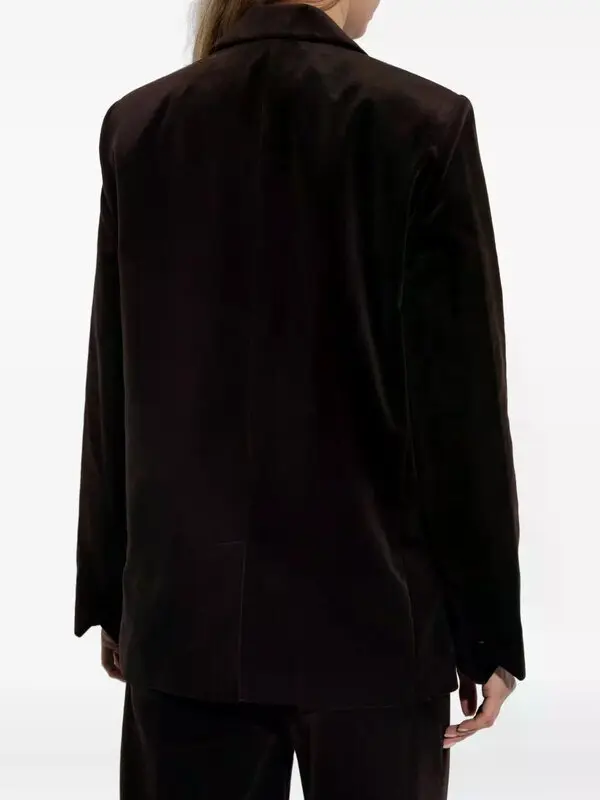 Zadig&Voltaire Double-breasted Velvet Blazer